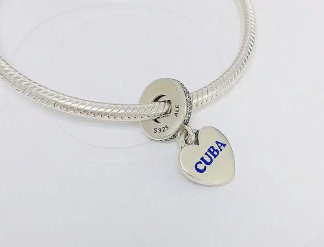 Pandora Cuba Flag Exclusive Dangle Charm Pendant - Etsy Canada