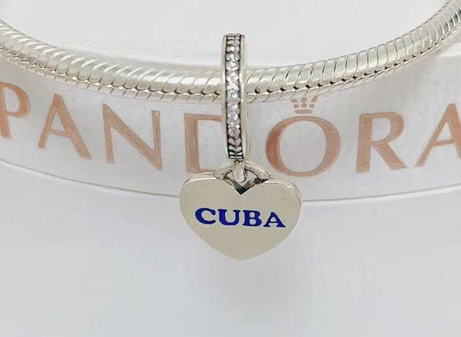 Pandora Cuba Flag Exclusive Dangle Charm Pendant - Etsy Canada