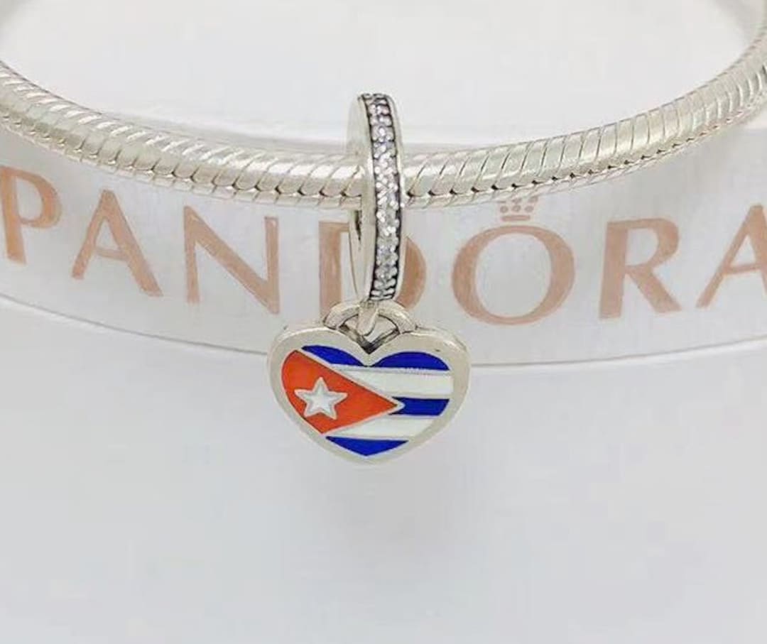 Pandora Cuba Flag Exclusive Dangle Charm Pendant - Etsy Canada