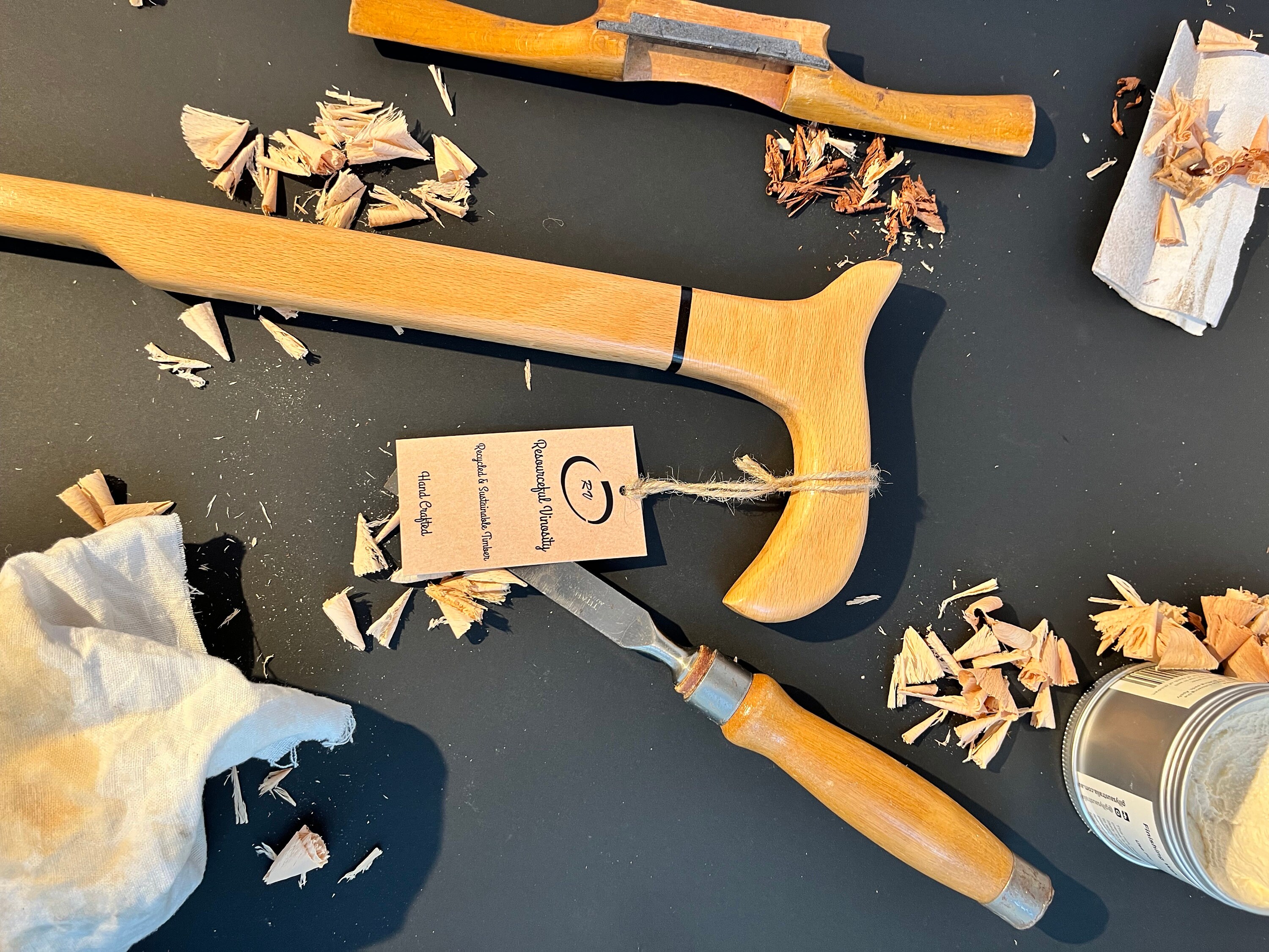 Walking Stick Hand Crafted Walking Stick Recycled and Sustainable ...