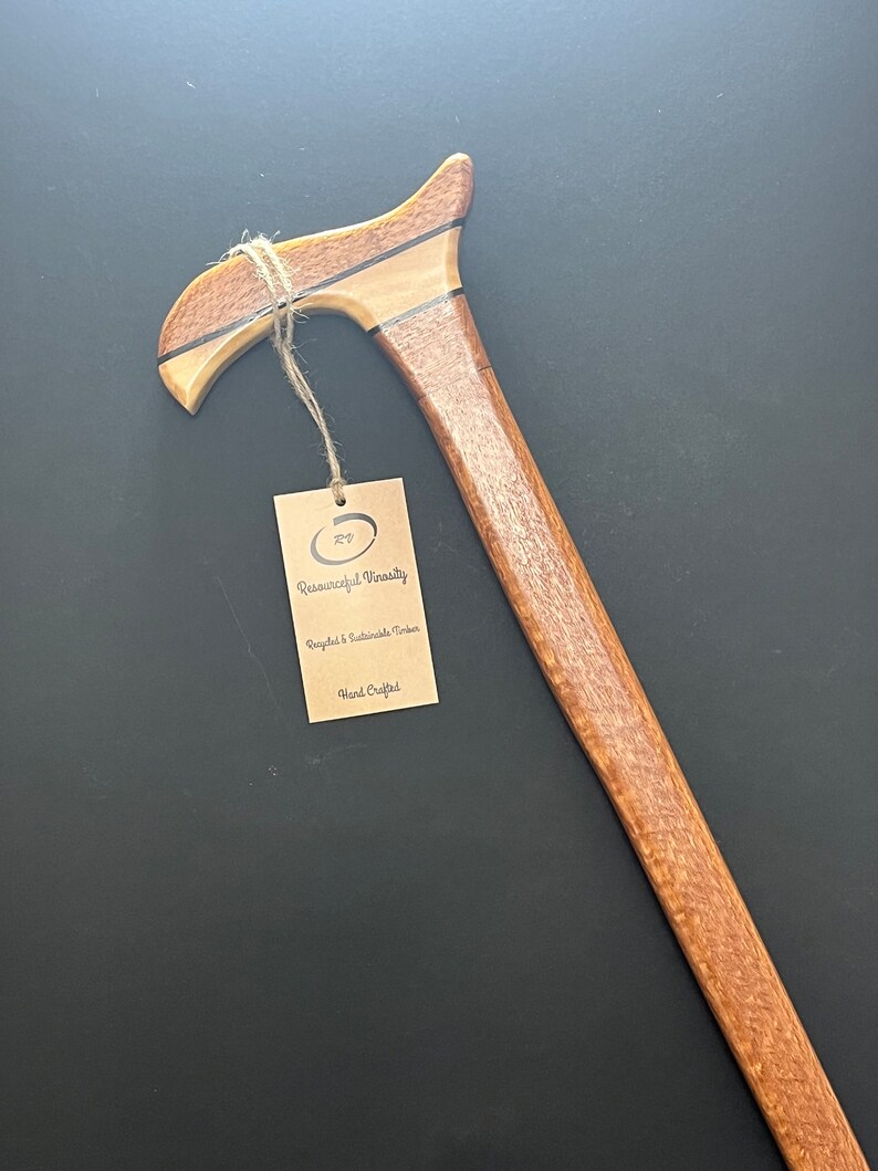 Walking Stick Hand Crafted Walking Stick Recycled and Sustainable ...