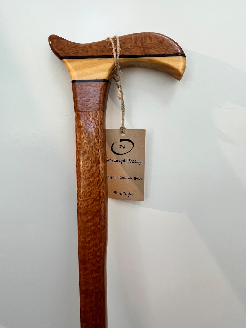 Walking Stick Hand Crafted Walking Stick Recycled and Sustainable ...