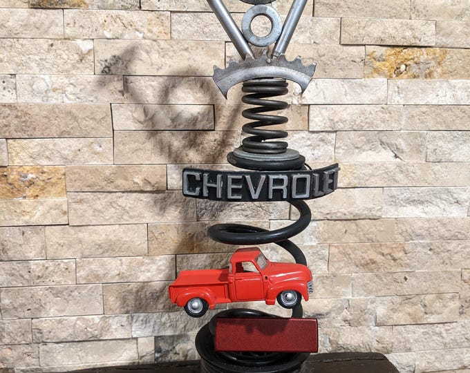 Chev Red Truck Trophy - Etsy