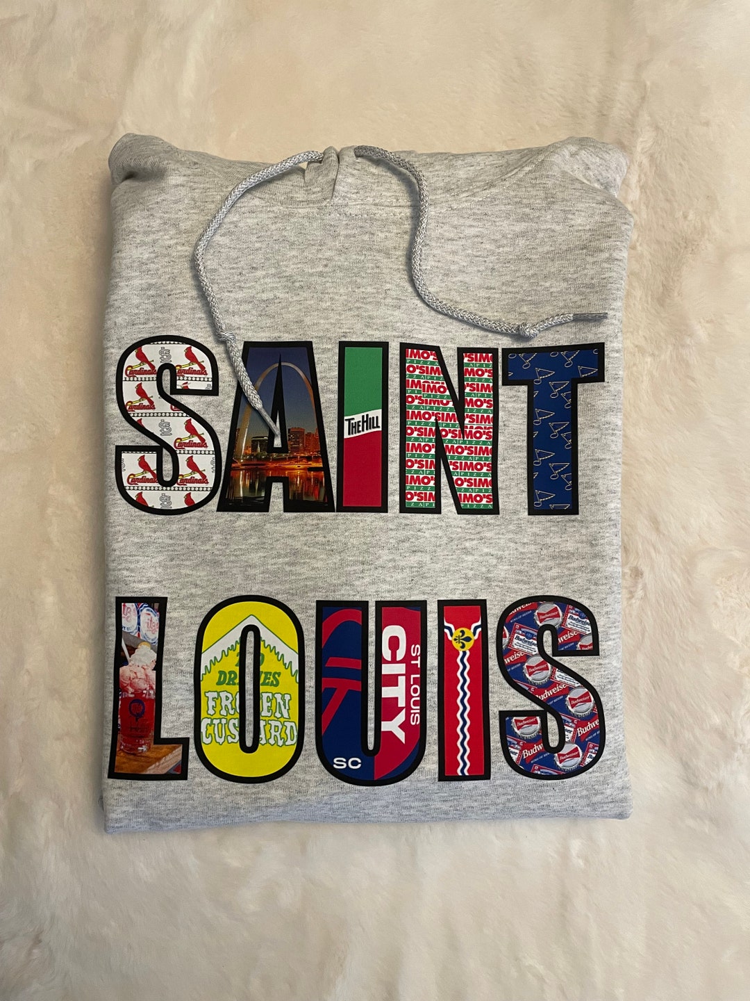 Saint Louis Hoodie - Etsy