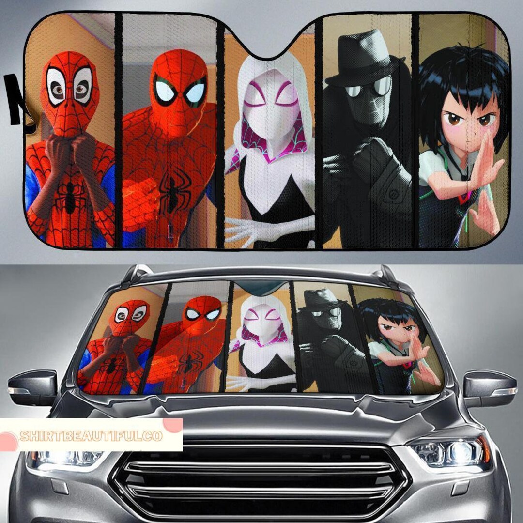 Spider Man Car Sun Shade Spider Man Car Shade for Windshield - Etsy