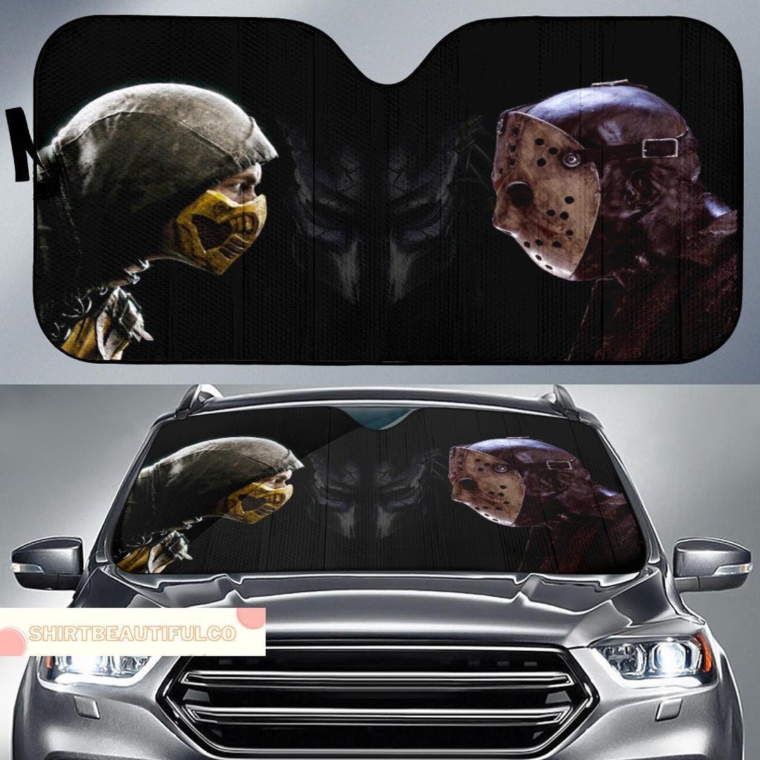 Halloween Gift Jason Voorhees Car Sun Shade Mortal Kombat - Etsy