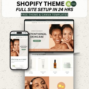 Shopify Setup in 24 Hrs, Shopify Template for Beauty Store, Hair, Wellness, Nails, Skincare ...