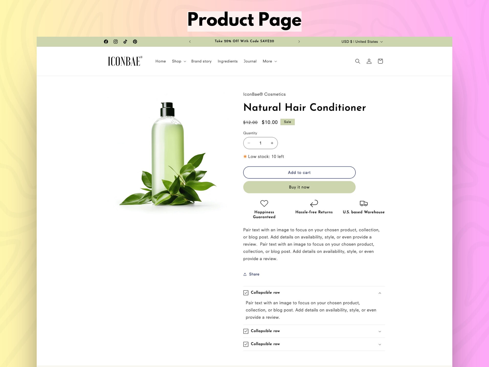 Shopify Template, Beauty Shopify Theme, Shopify Website, Skincare ...