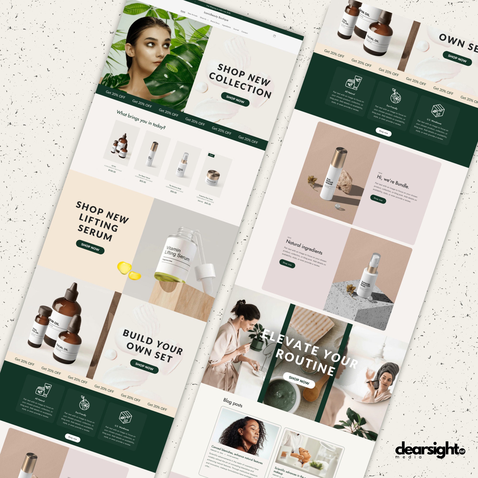 Beauty Website Template for Shopify, Beauty Store Shopify Theme ...