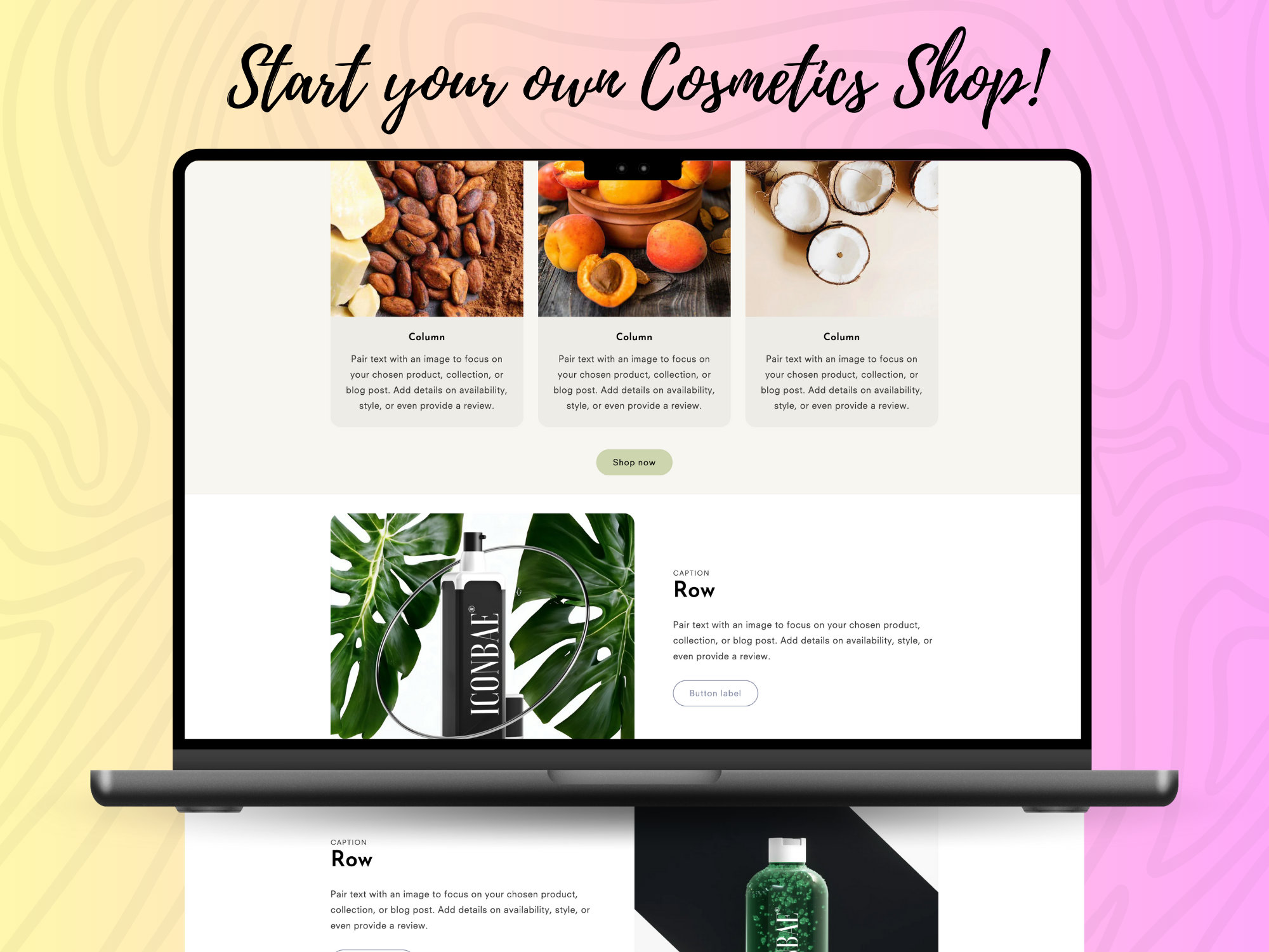 Shopify Template, Beauty Shopify Theme, Shopify Website, Skincare ...