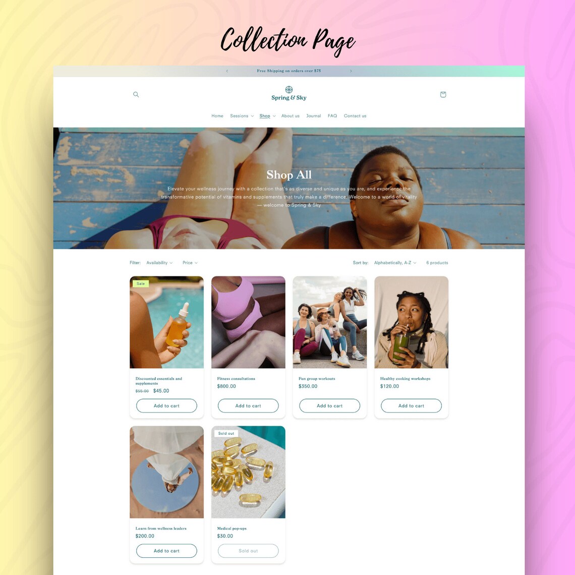 Beauty Website Template for Shopify, Beauty Store Shopify Theme ...