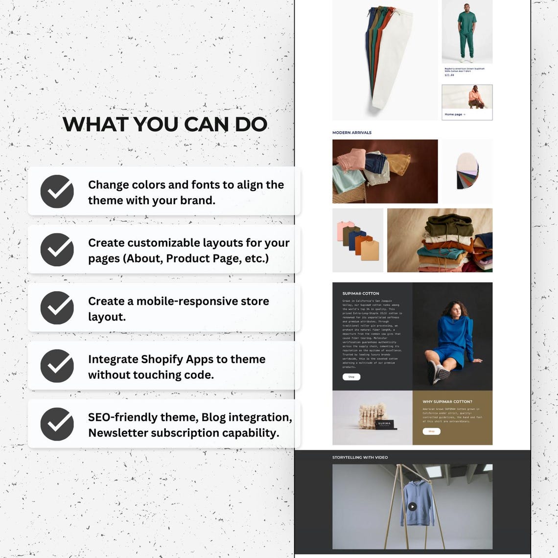 Fashion Shopify Template, Modern and Clean Shopify Theme, No-coding ...