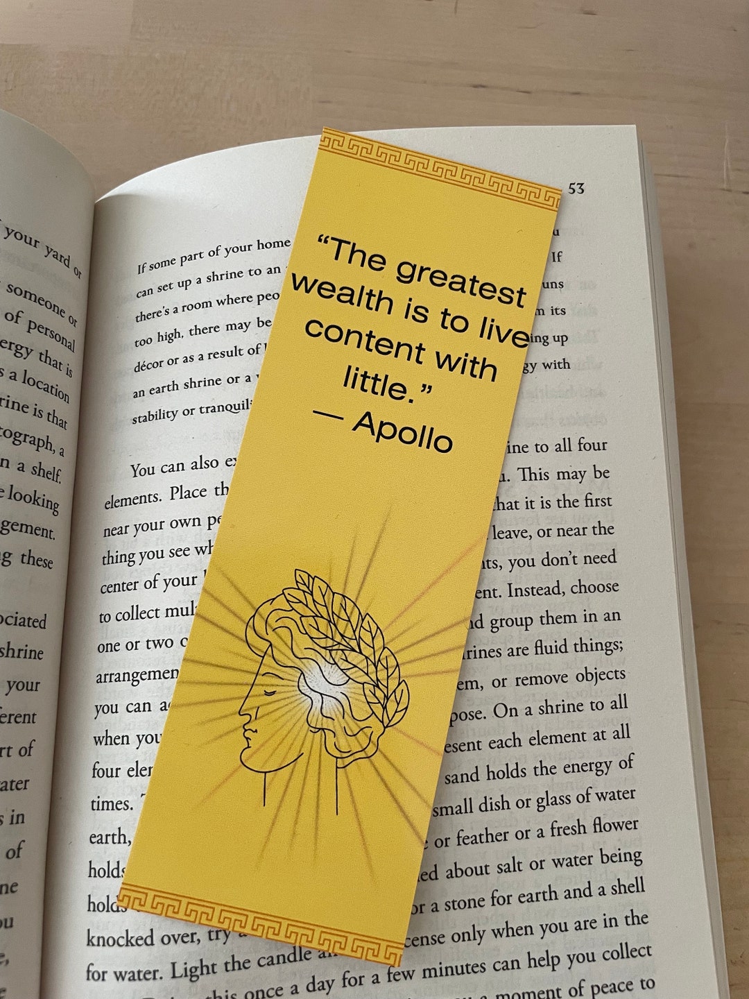 Apollo Bookmark - Etsy