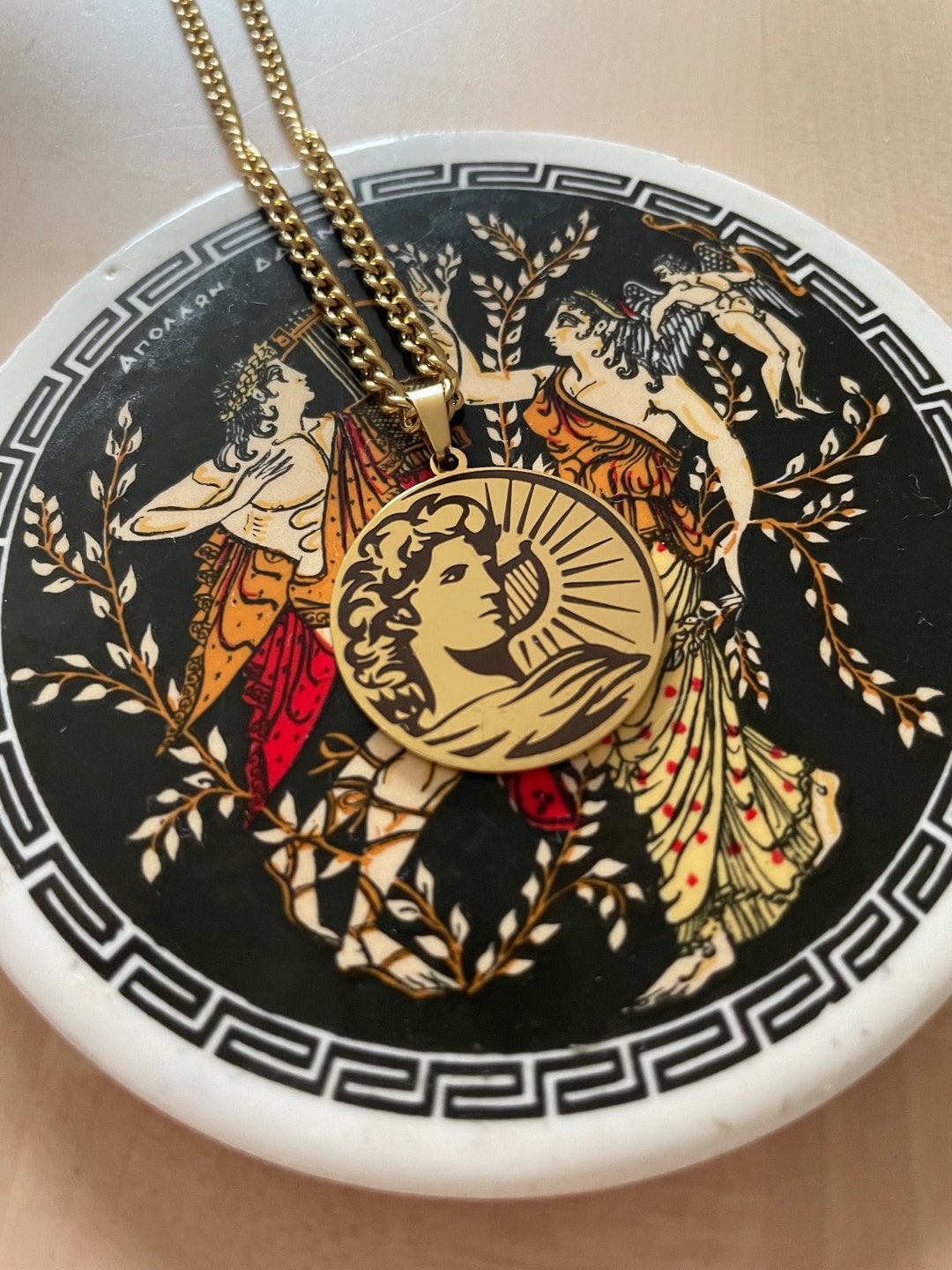 Stainless Steel Apollo / Apollon Necklace - Etsy