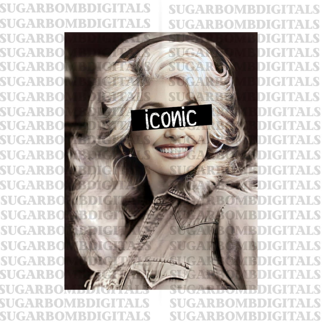 Dolly Parton PNG Sublimation Design Download DTF Print Tumbler Sticker ...