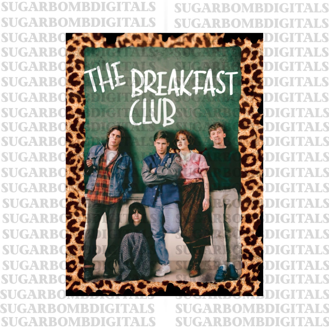 Breakfast Club PNG Sublimation Design Download DTF Print Tumbler ...