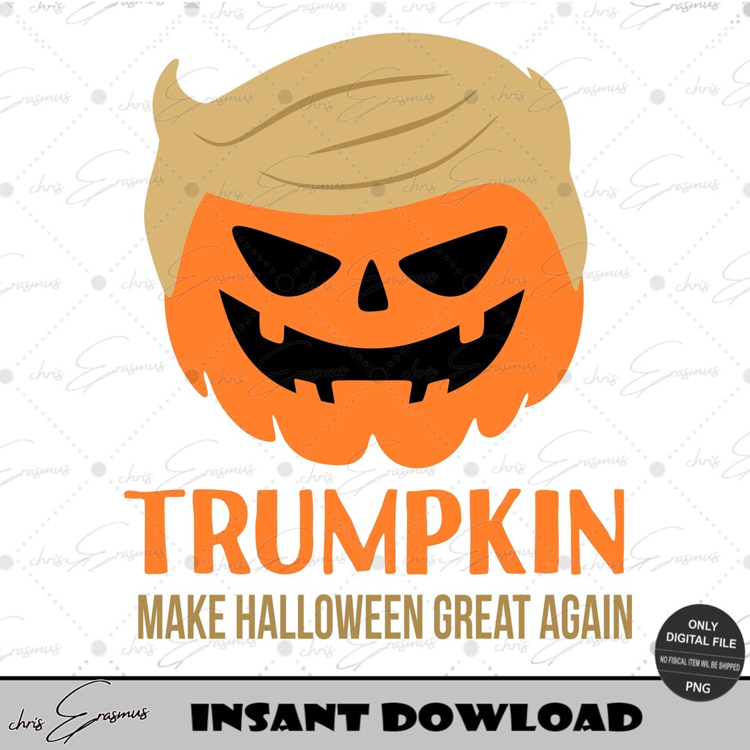 Trumpkin Svg, Pumpkin Svg, Trump 2024 Svg, Make America Great Again Svg ...