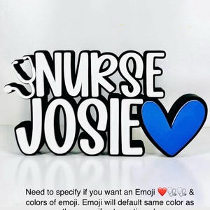 Personalized Desk Name Plate, Nurse Name Sign, RN Name Plate, Medical ...