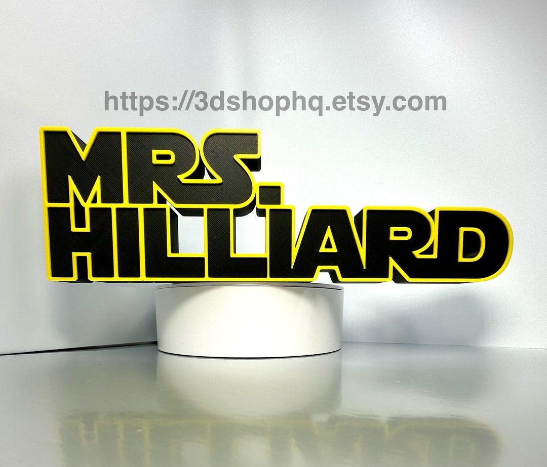 Personalized Desk Name Sign, Space Name Sign, Teacher Name Sign, Office ...