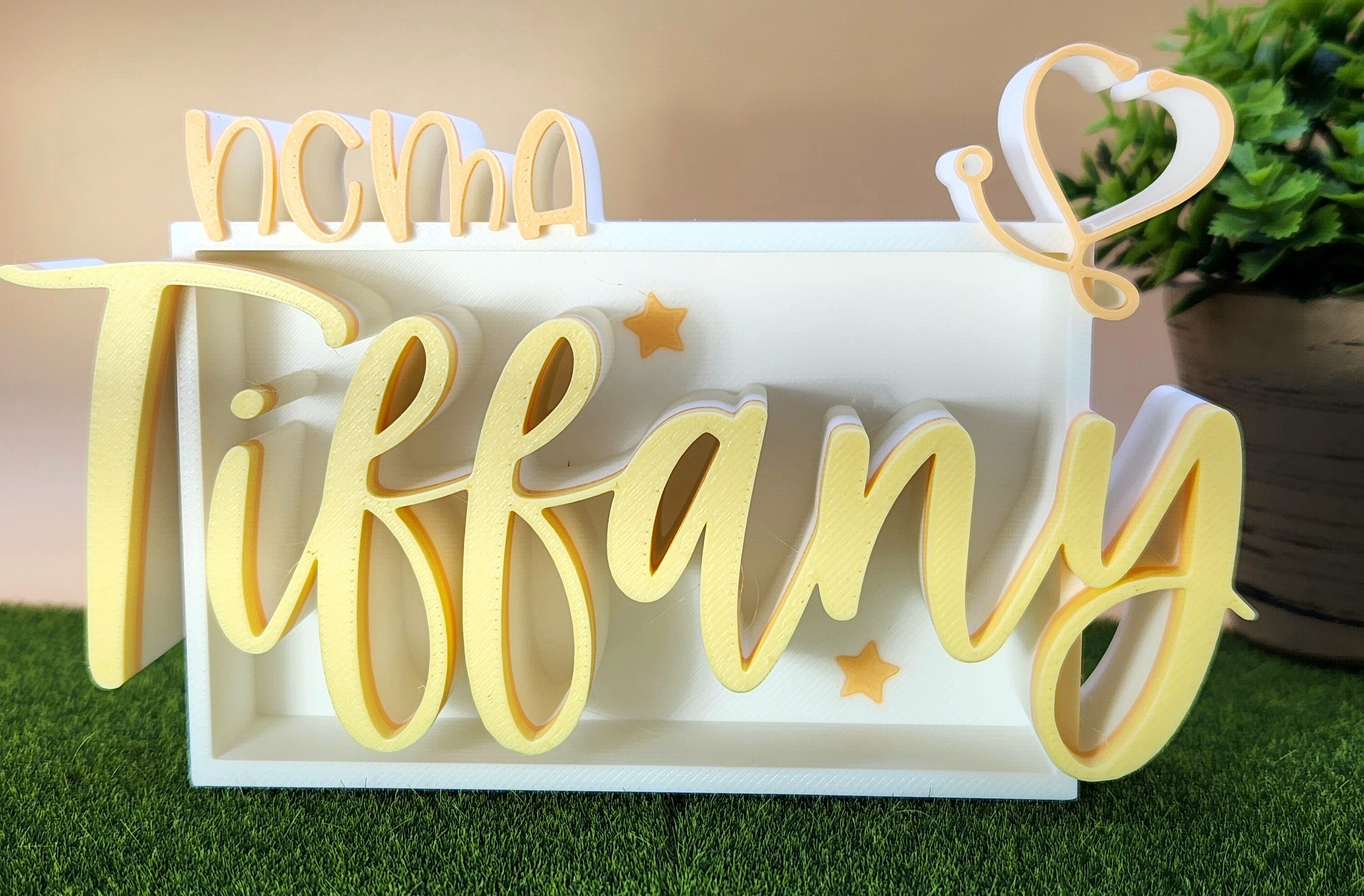 Nurse Name Plate Personalized Desk Name Plate Desk - Etsy