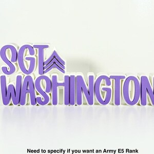 Personalized Military Name Plate, Army, Navy, Marines, Air Force ...