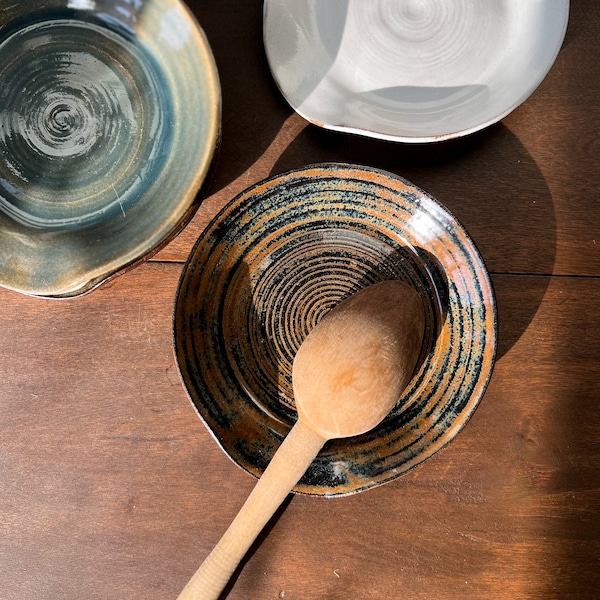 Spoon Rest Pottery - Etsy