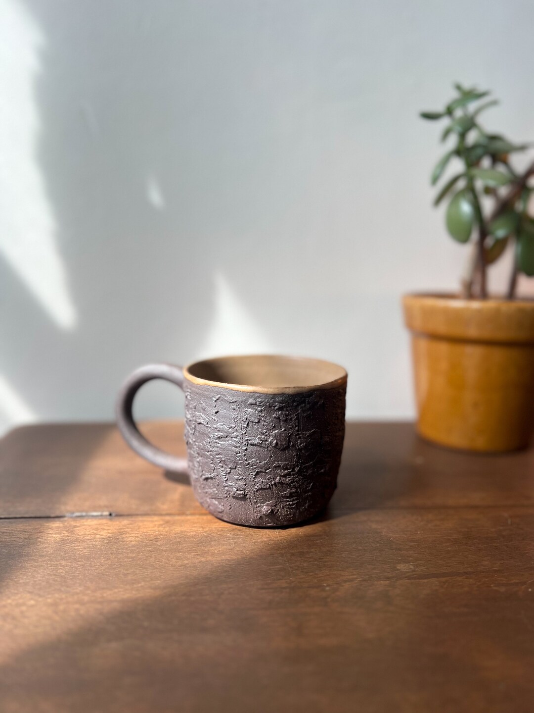 Organic Textured Mug, Handmade, Ceramic, Pottery - Etsy