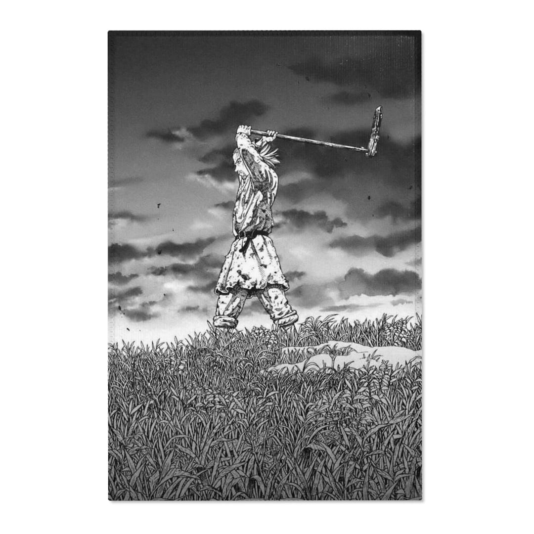 Vinland Saga Thorfinn on Ketil's Farm Area Rugs - Etsy
