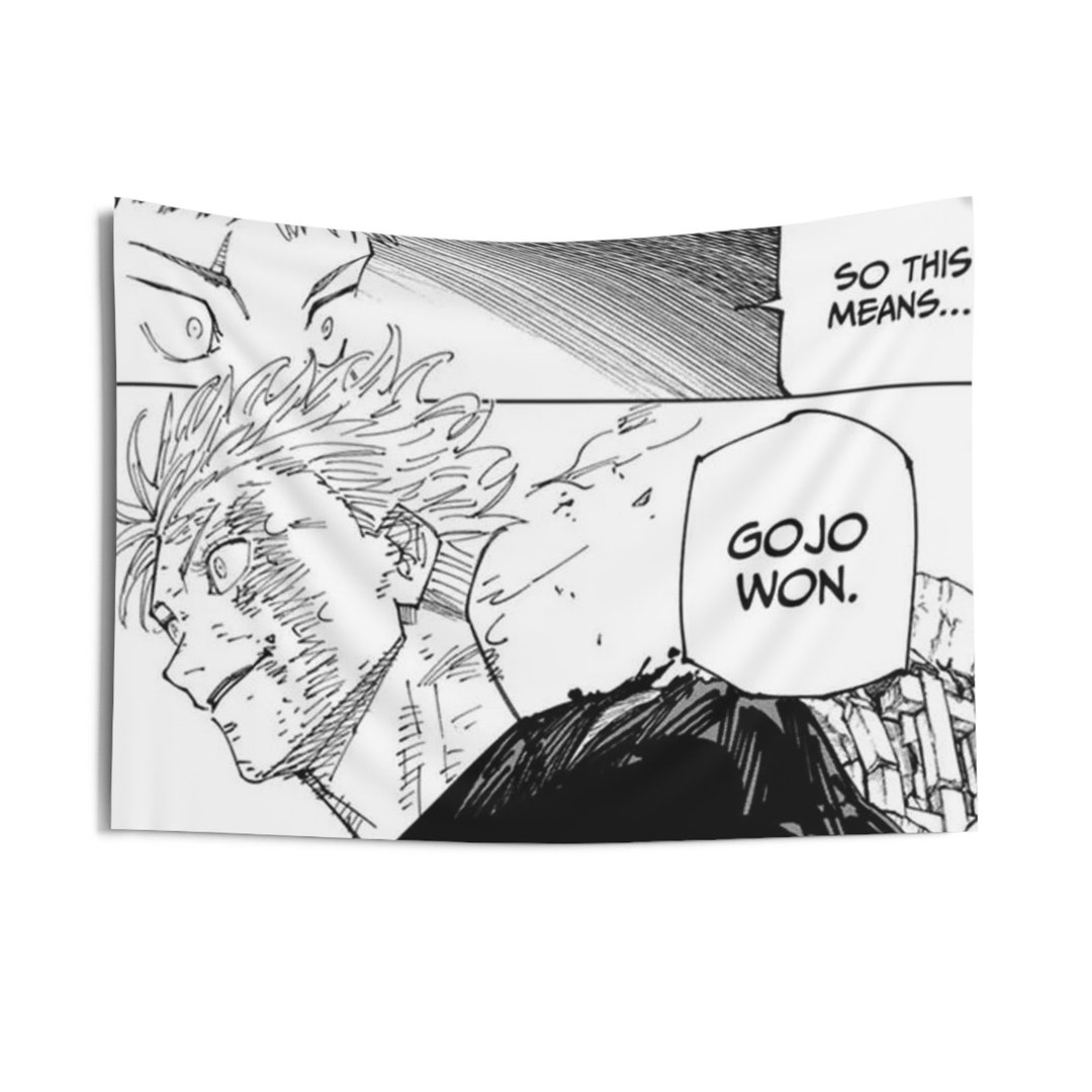 Jujutsu Kaisen gojo Won Indoor Wall Tapestries - Etsy
