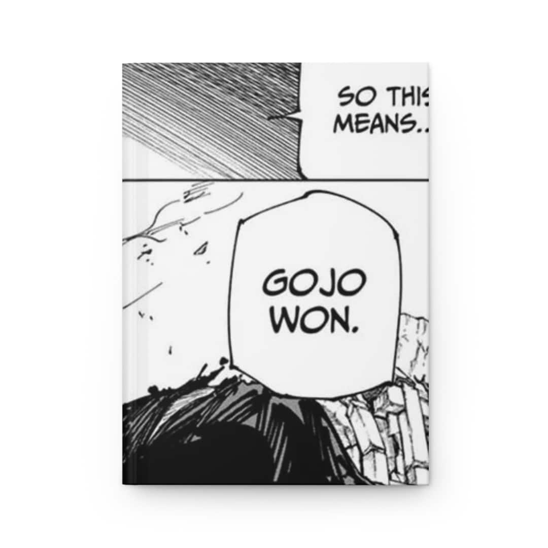 Jujutsu Kaisen gojo Won Panel Hardcover Journal - Etsy