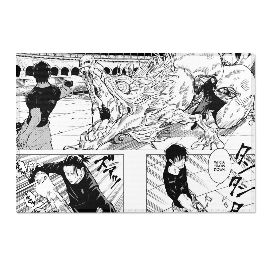 Toji Vs Geto Panel Area Rugs - Etsy