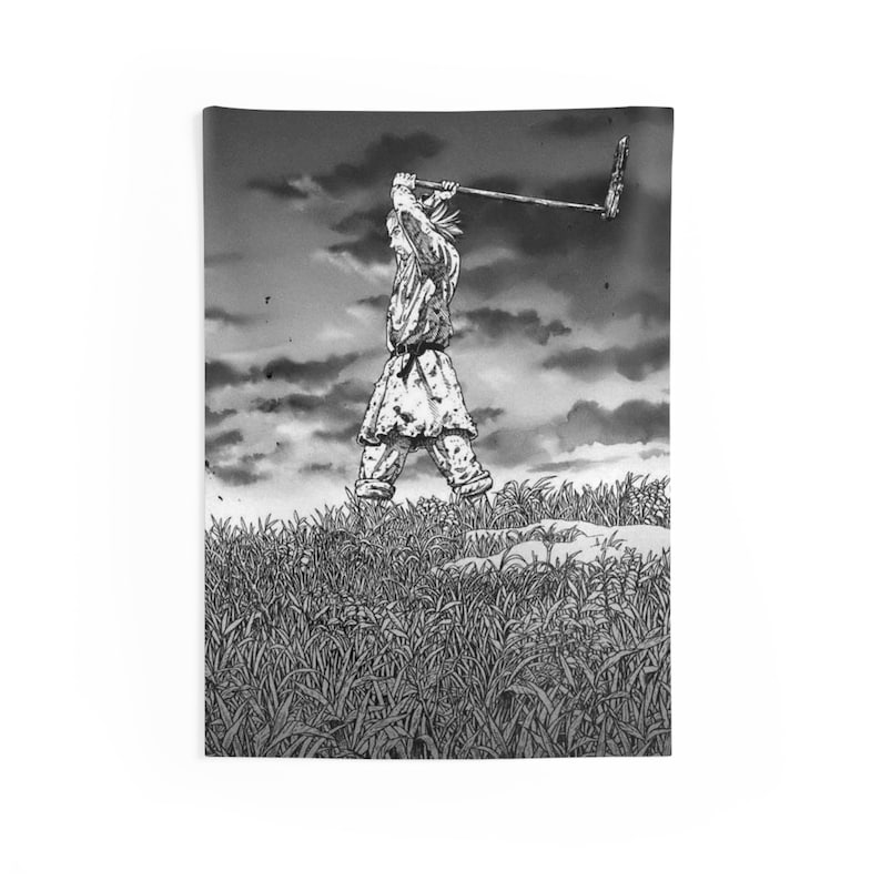 Vinland Saga Thorfinn on Ketil's Farm Indoor Wall - Etsy