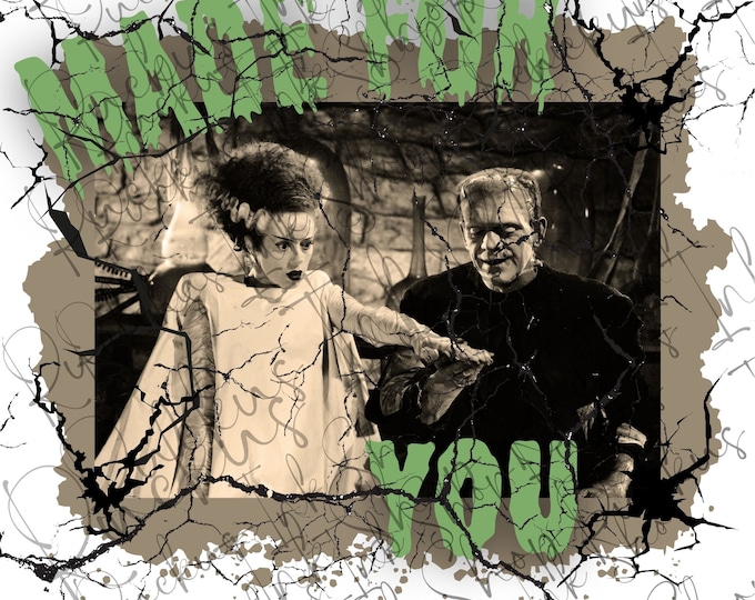 Bride of Frankenstein PNG Svg Made for Frankenstein PNG Svg ...