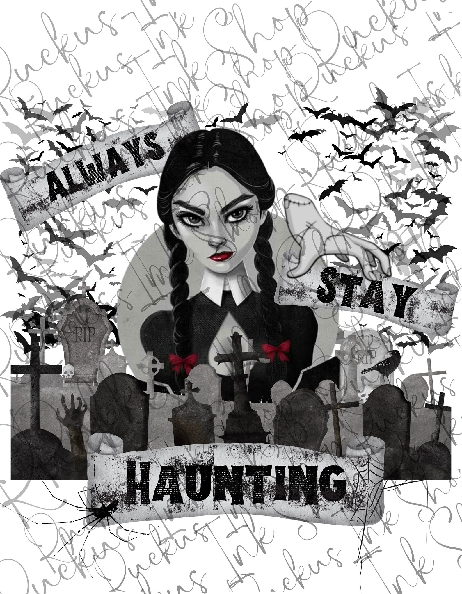 Wednesday Addams Png, Always Stay Haunting Png, Addams Family Png - Etsy