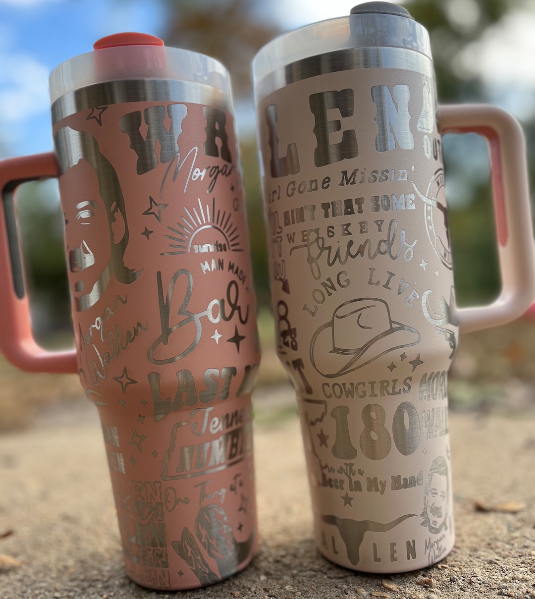 Wallen Themed Engraved Tumbler With Straw - Etsy