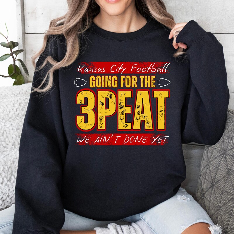 Three Peat Chiefs Shirt - Etsy
