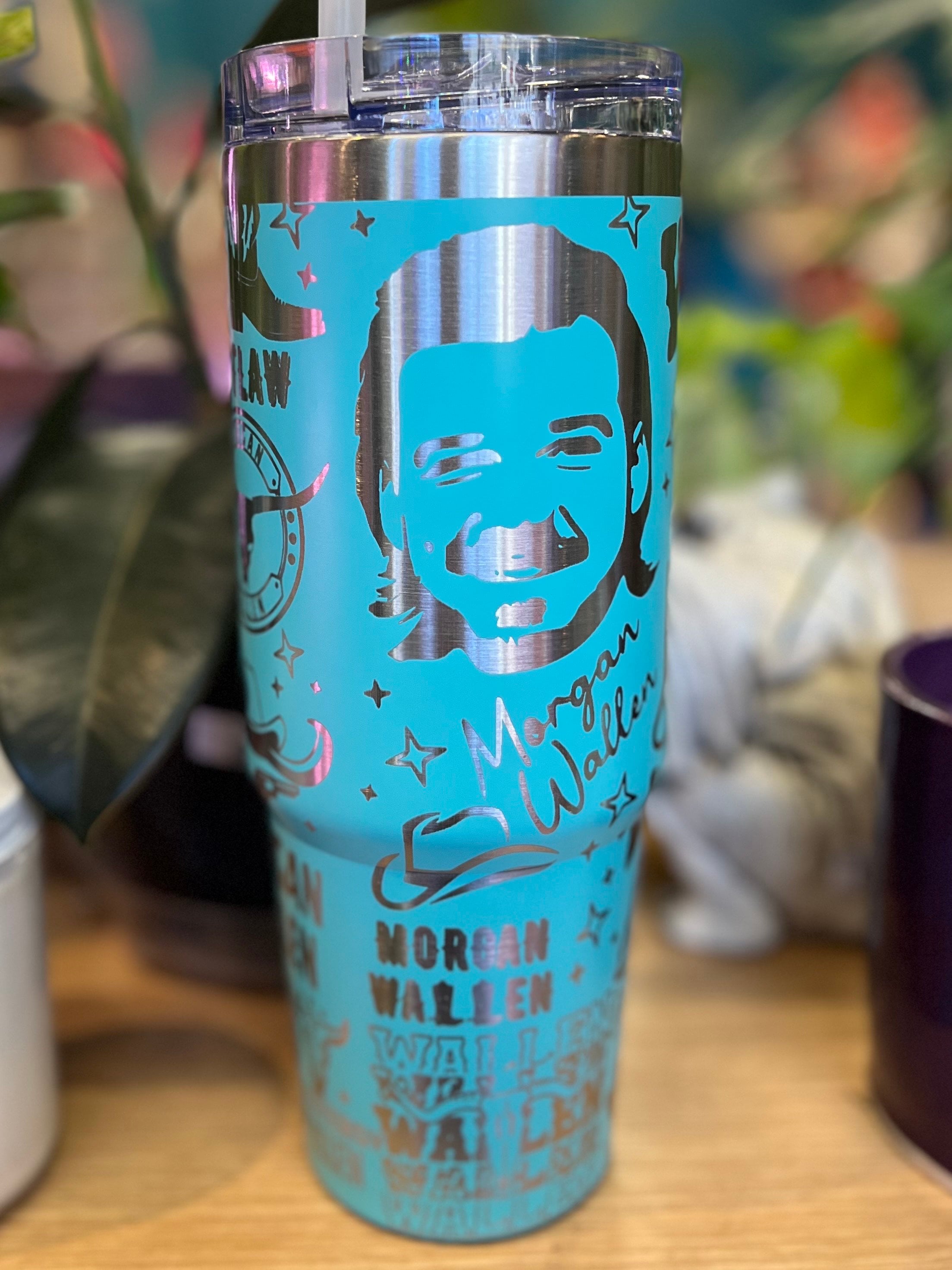 Wallen Themed Engraved Tumbler With Straw - Etsy