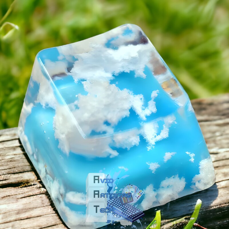 Blue and White Keycaps - Etsy