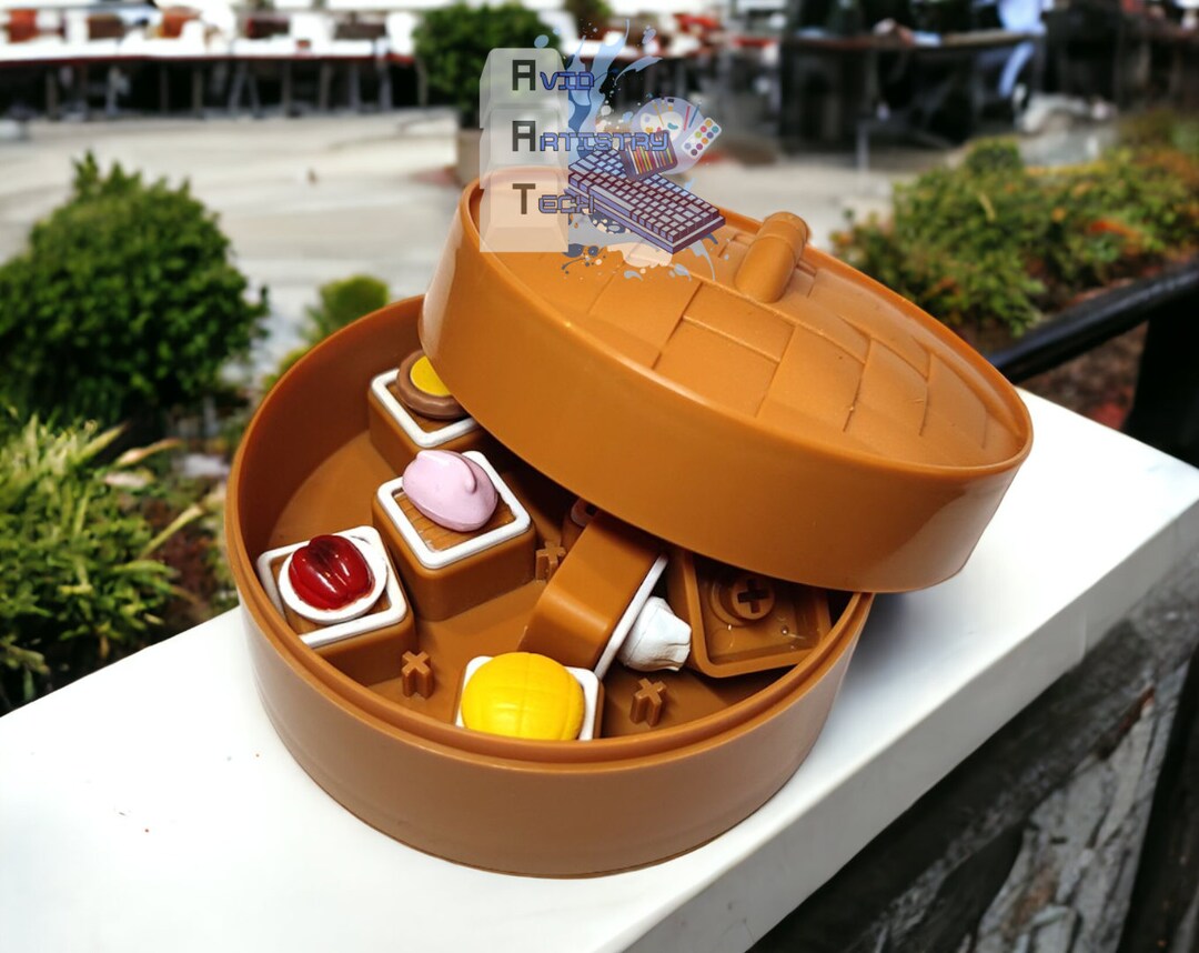 Asian Food Resin Keycaps, Dumpling Shumai Egg Tart Pineapple Bun Almond ...