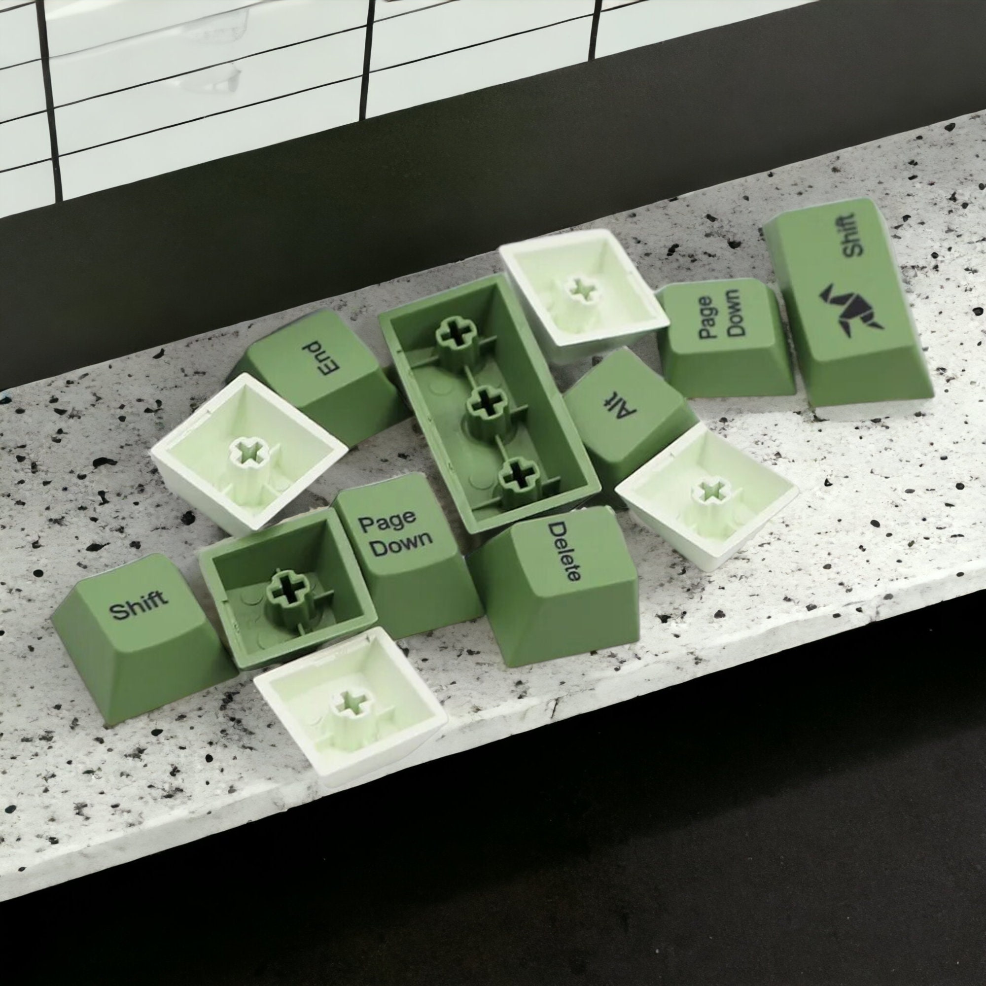 Matcha Green Japanese Theme Full Keycaps Set, Japanese Culture ...