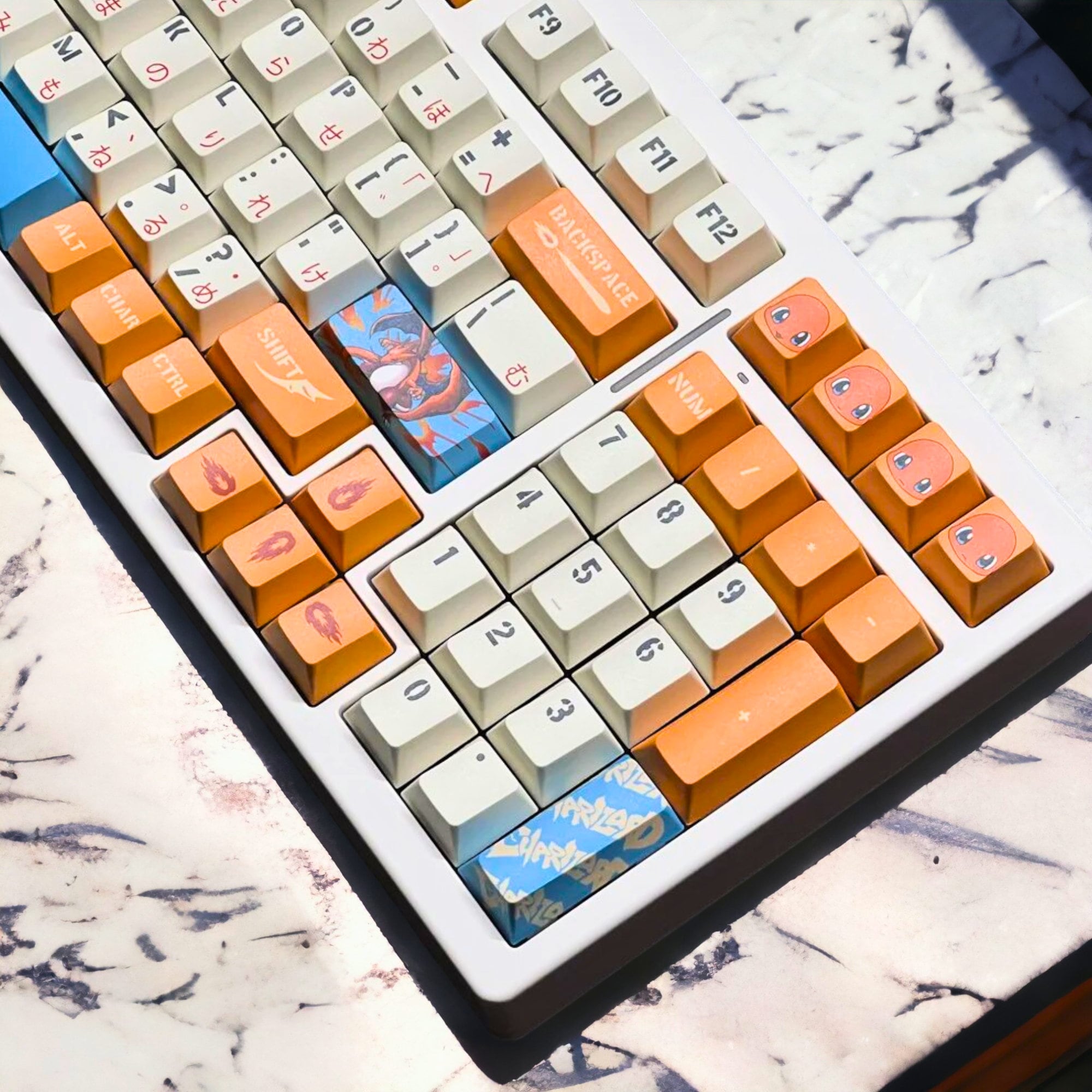 Charizard Pokemon Keycaps Set Cute Japanese Anime Theme - Etsy