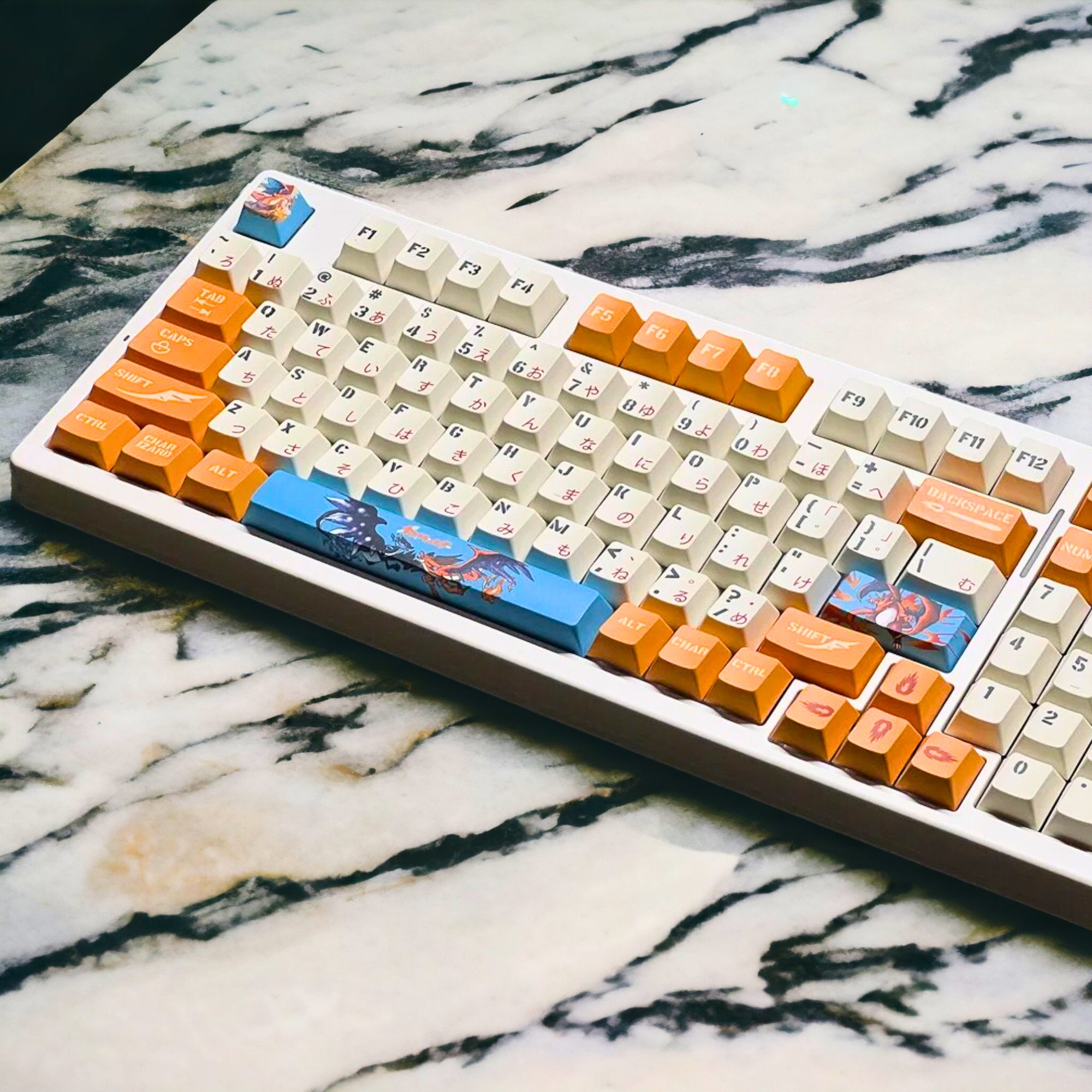 Charizard Pokemon Keycaps Set, Cute Japanese Anime Theme Inspired ...