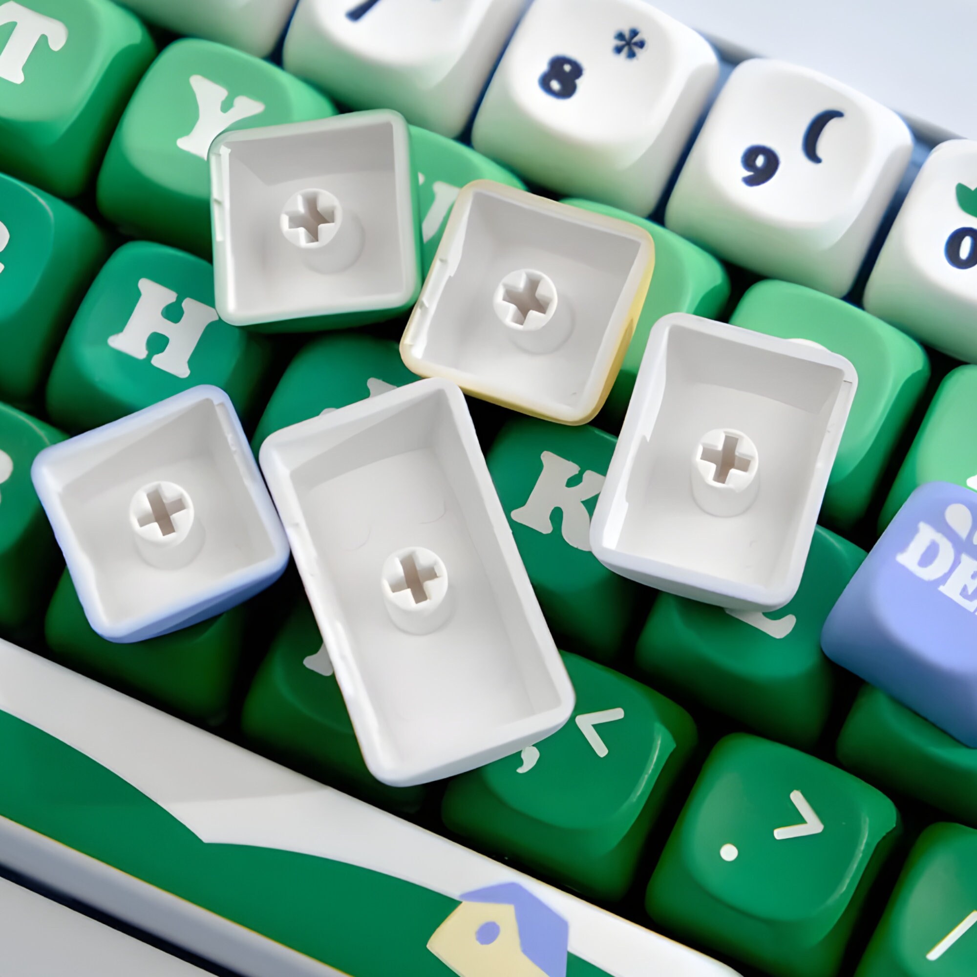 Cow Farm Keycap Set, Dairy Pasture Inspired Keycaps Set for Dairy ...