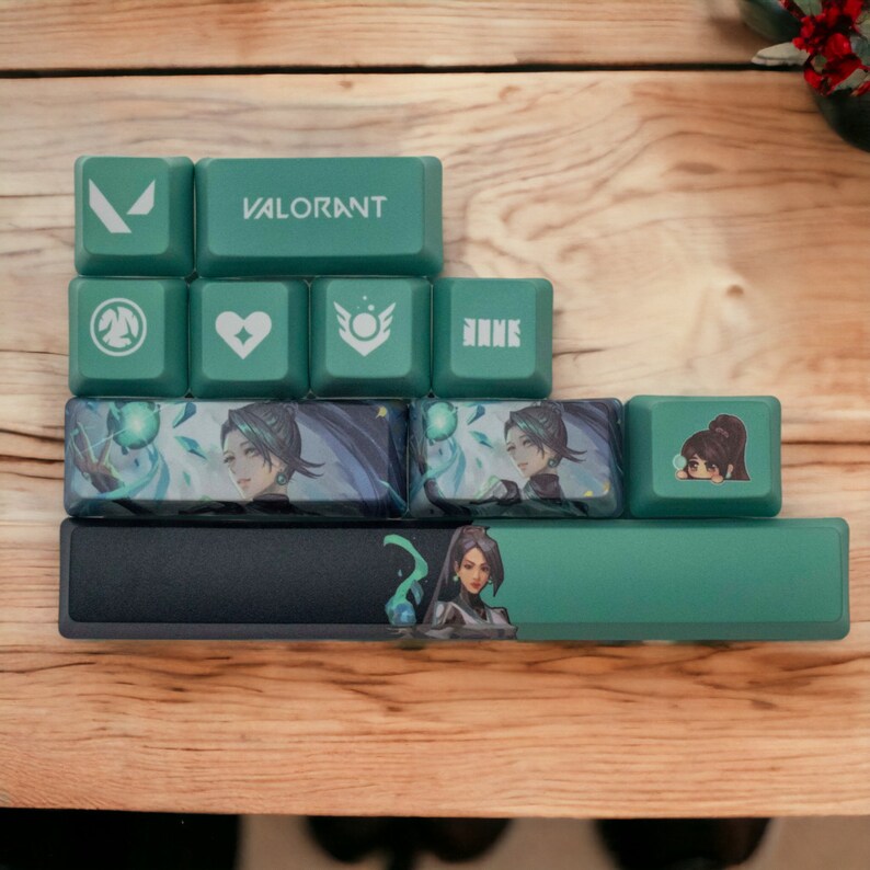 Valorant Keycaps, Reyna Chamber Jett Omen Cypher Sage Viper Killjoy ...