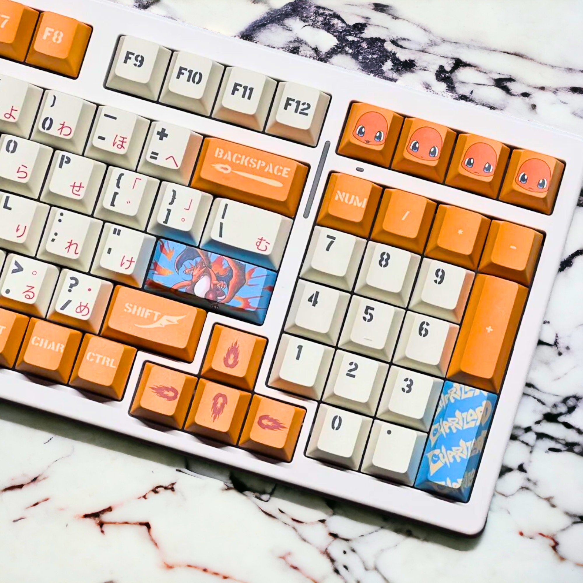 Charizard Pokemon Keycaps Set Cute Japanese Anime Theme - Etsy
