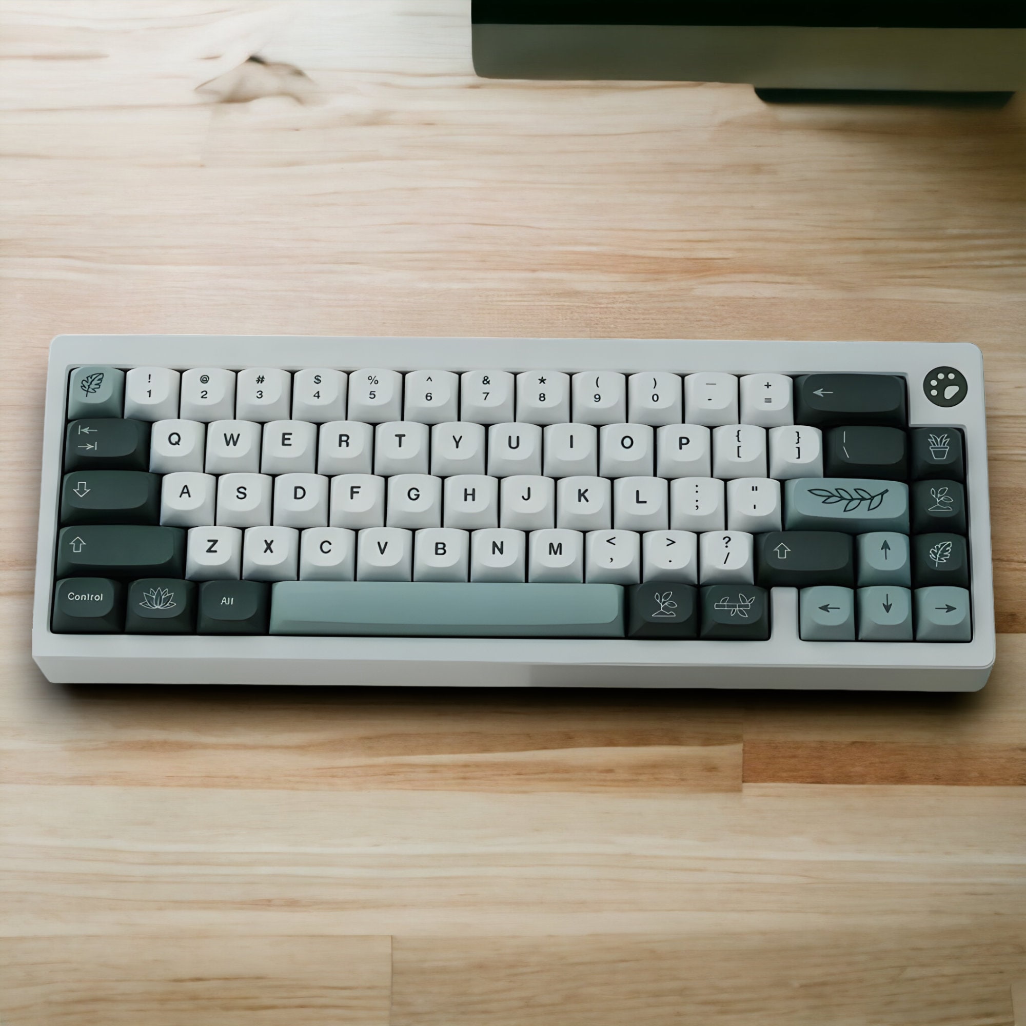 Botanical Plant Keycap Set, Japanese Theme Culture Aesthetic Inspired ...