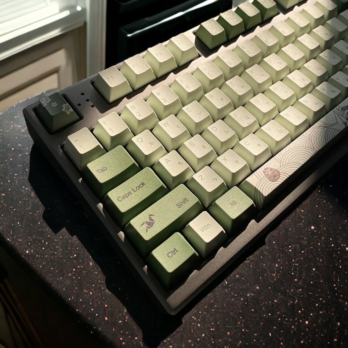 Matcha Green Japanese Theme Full Keycaps Set, Japanese Culture ...