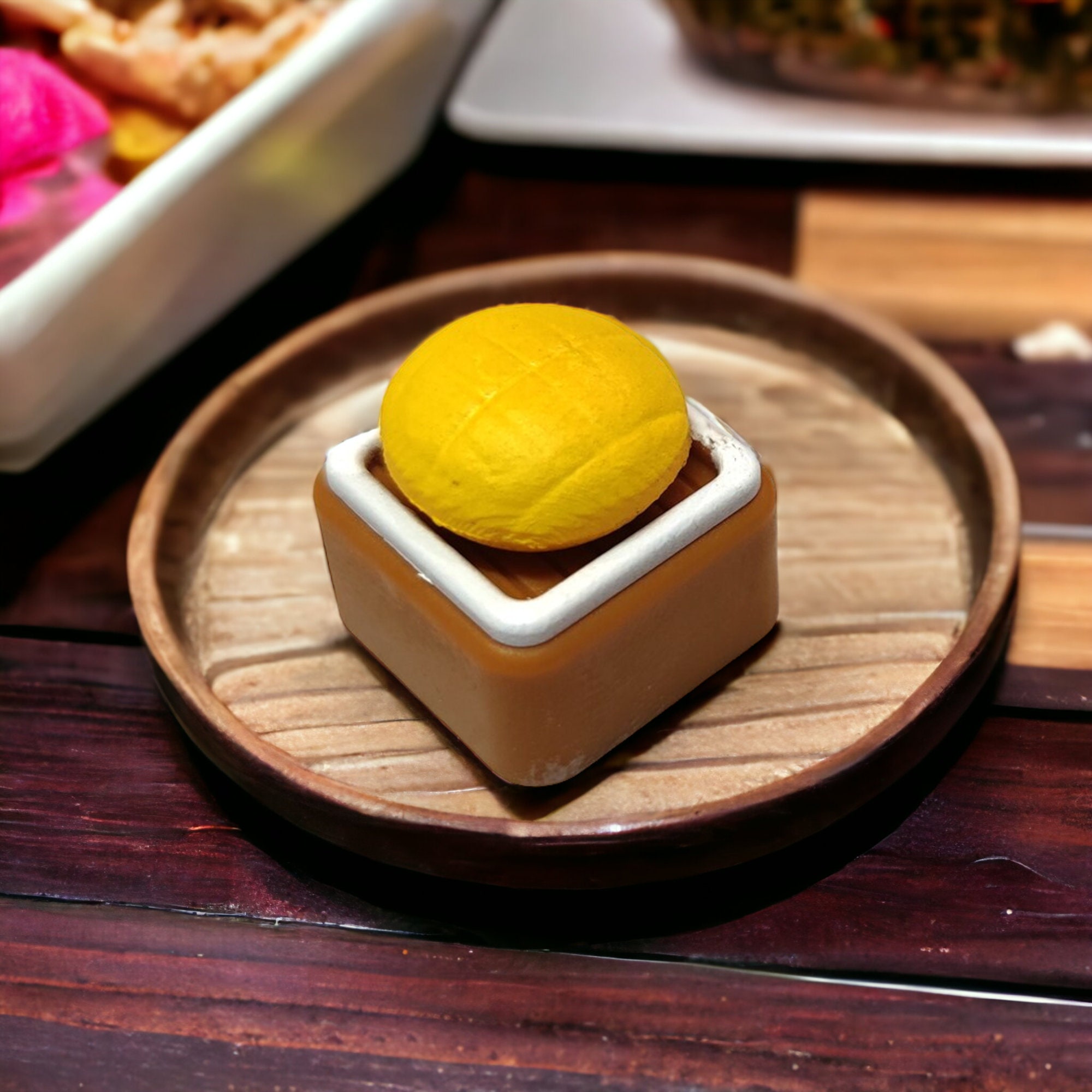 Asian Food Resin Keycaps, Dumpling Shumai Egg Tart Pineapple Bun Almond ...