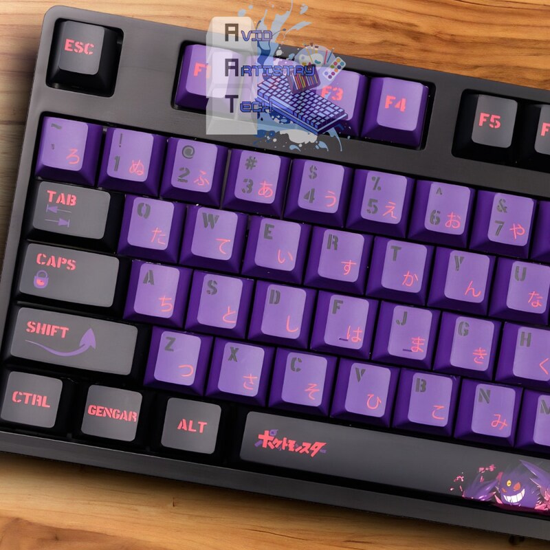 Purple Keycaps Japanese - Etsy