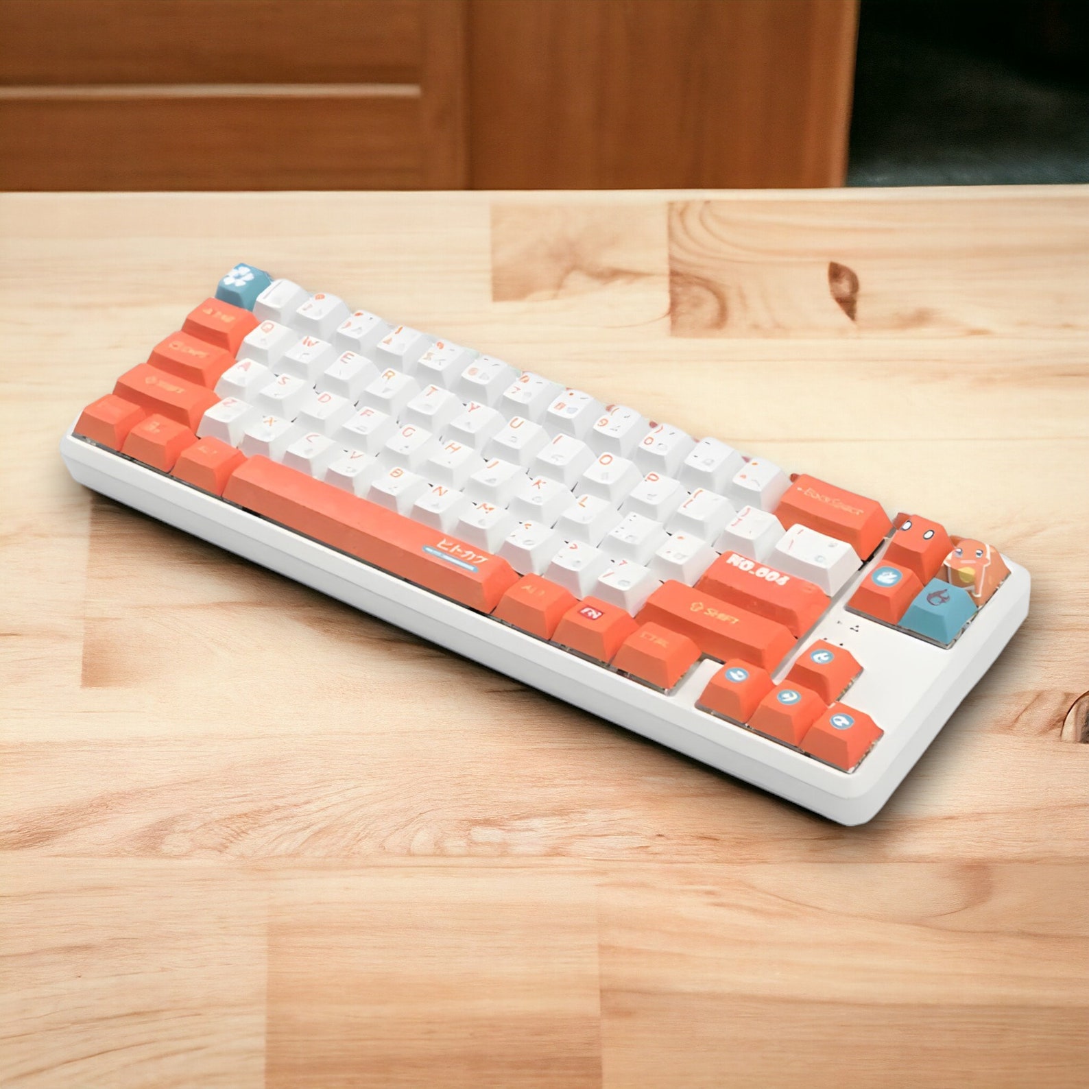 Charmander Pokemon Keycaps Set, Cute Japanese Anime Theme Gaming ...